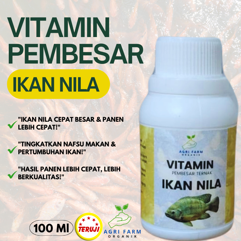 Jual Vitamin ikan nila,Vitamin ikan nila supaya cepat besar,Vitamin ikan nila cepat besar ...