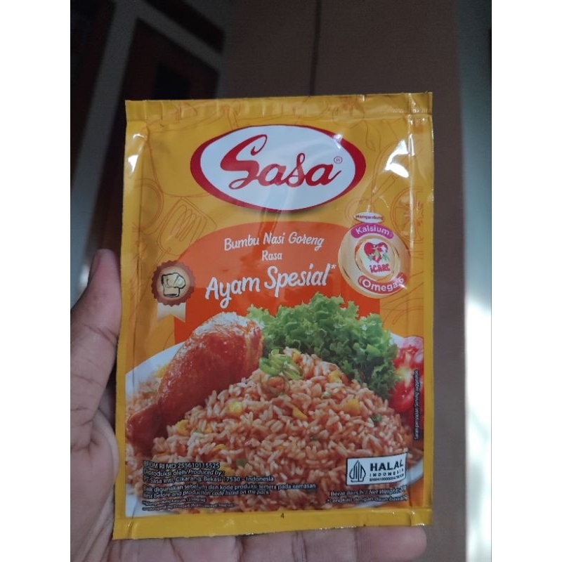 Jual sasa bumbu nasi goreng ayam spesial 20g/bumbu nasi goreng | Shopee ...