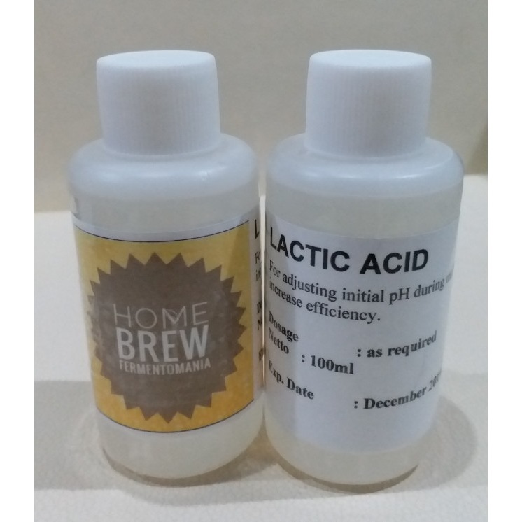 Jual Lactic acid 88% 100ml food grade | Shopee Indonesia