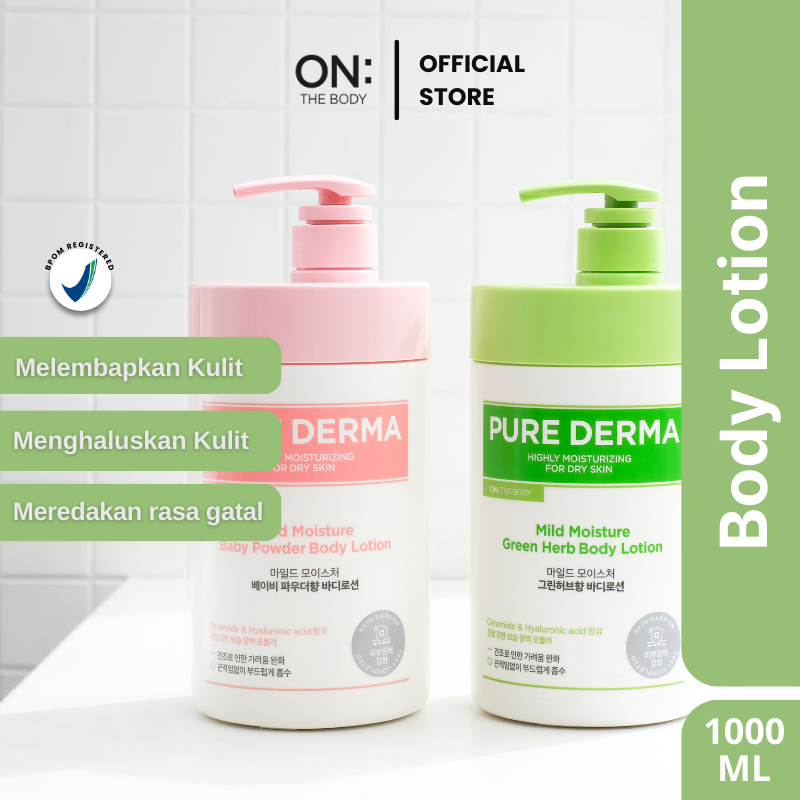 Jual On The Body Pure Derma Moisture Body Lotion Scent (1000ml) | Shopee Indonesia