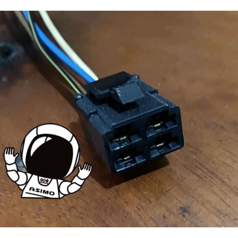 Jual soket pin 4 Original Honda New Jazz brio mobilio Civic City Accord ...