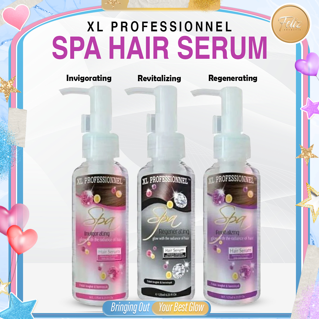 Jual * FELIZ * XL PROFESSIONNEL Spa Hair Serum Vitamin Rambut 125ml ...