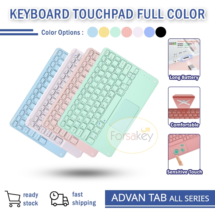 Jual ( 7 PILIHAN WARNA KEYBOARD ) Advan Sketsa 1 2 3 / VX Neo Lite / A10 10 10.1 10.4 Inch Inci ...