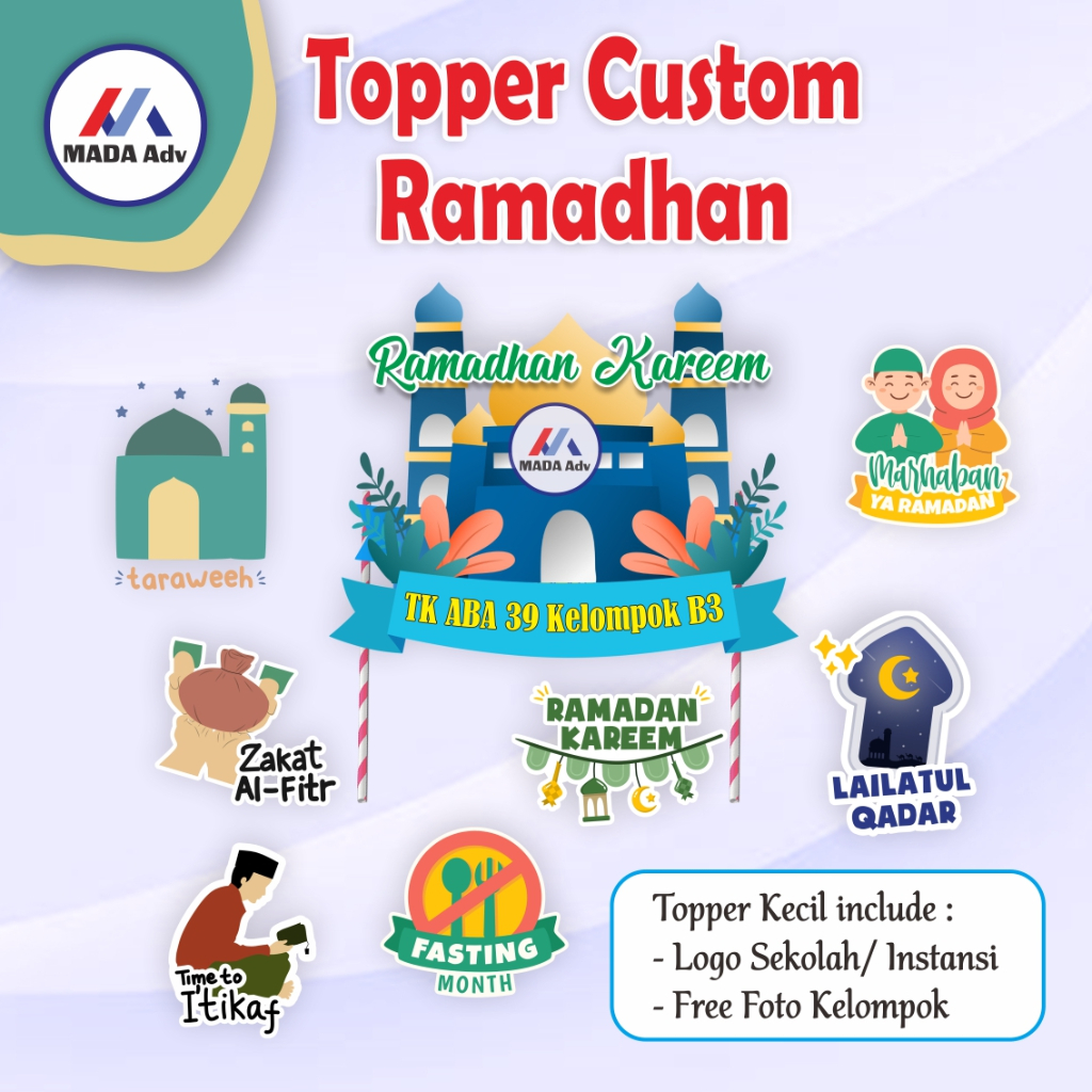 Jual Topper Custom Maulid Nabi / Topper Custom Maulid Nabi / Topper ...