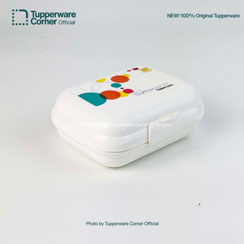 Jual TUPPERWARE OYSTER WARNA PUTIH BARET SAMAR | Shopee Indonesia