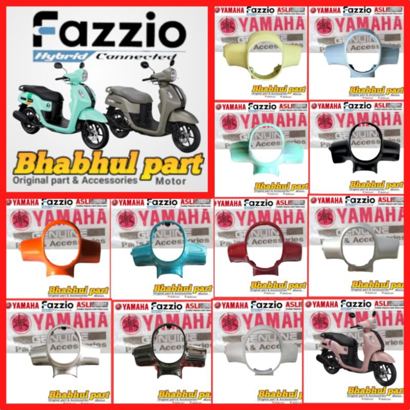 Jual COVER, HANDLE UPPER BATOK STANG COVER LAMPU FAZZIO FAZIO 125 ...