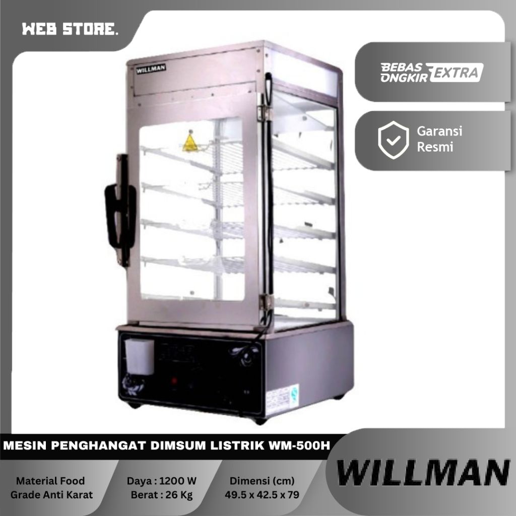 Jual Food Steamer Mesin Penghangat Dimsum Bakpao Listrik WM-500H ...
