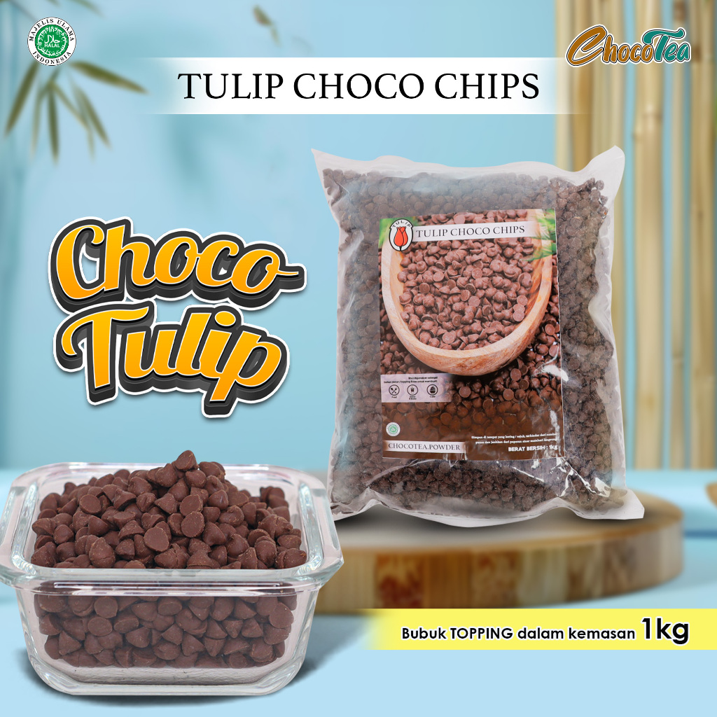 Jual CHOCO TULIP / CHOCO CHIPS / CHOCOLATE CHIPS / COKELAT TOPPING ...