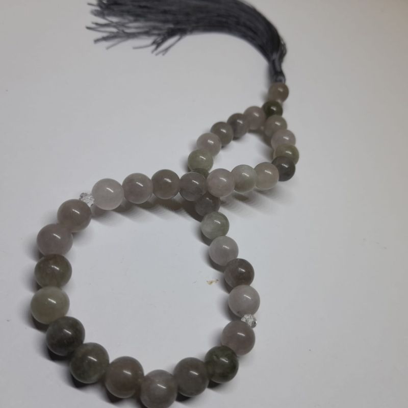 Jual Taabih batu giok salju 8mm 33butir original | Shopee Indonesia