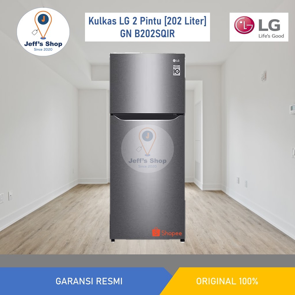 Jual LG Kulkas 2 Pintu [202 Liter] GN B202SQIR | Shopee Indonesia