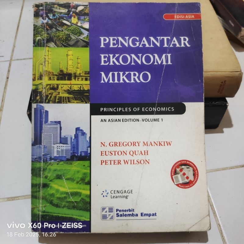 Jual BUKU PENGANTAR EKONOMI MIKRO PRINCIPLES OF ECONOMICS AN ASIAN EDITION VOLUME 1 EDISI ASIA ...