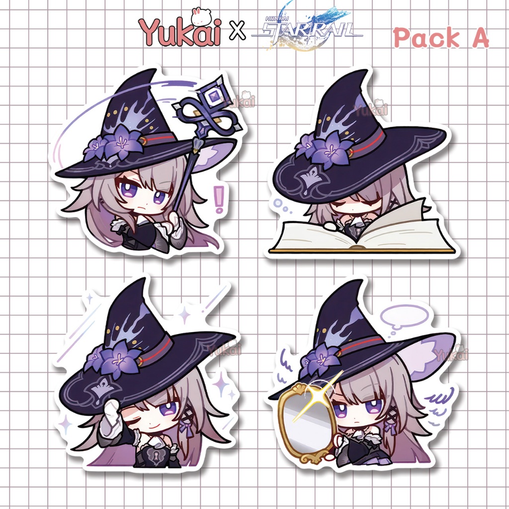 Jual Stiker Pack Herta Honkai Star Rail (HSR) Premium, Sticker Anime ...