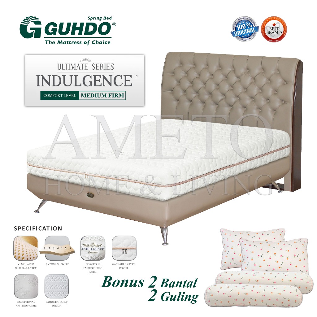 Jual Guhdo Full Latex Indulgence 180x200 Virginian Style Full Set | Shopee Indonesia