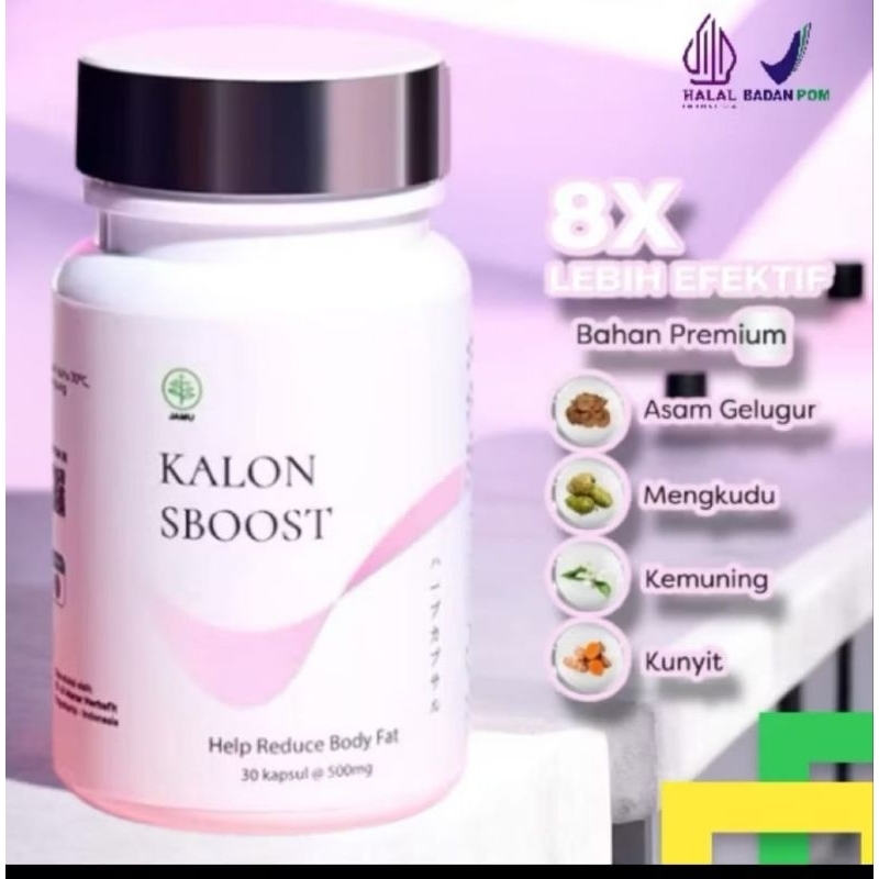 Jual Kalon Sboost Premium Kapsul Pelangsing Badan Pembakar Lemak Dan ...