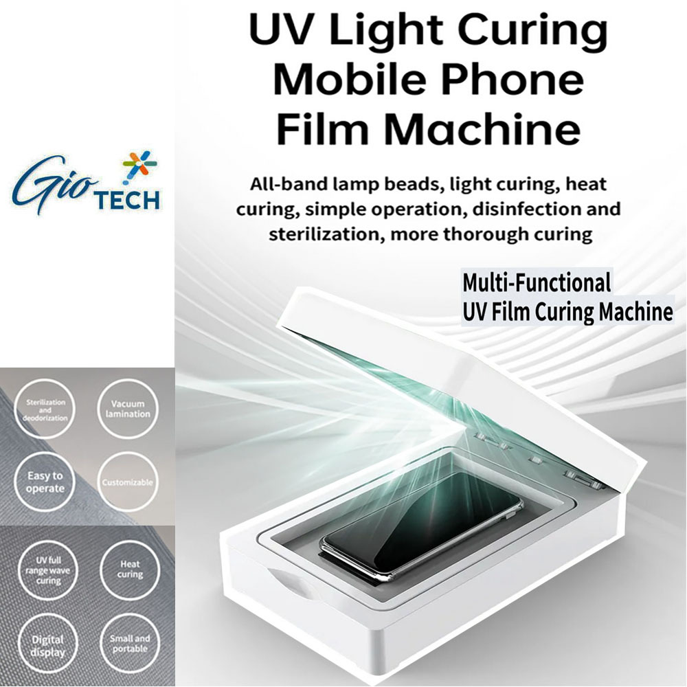 Jual GioTech Mesin UV Hydrogel Vacum Curing Versi 2 Pemanas Sinar UV 2 ...