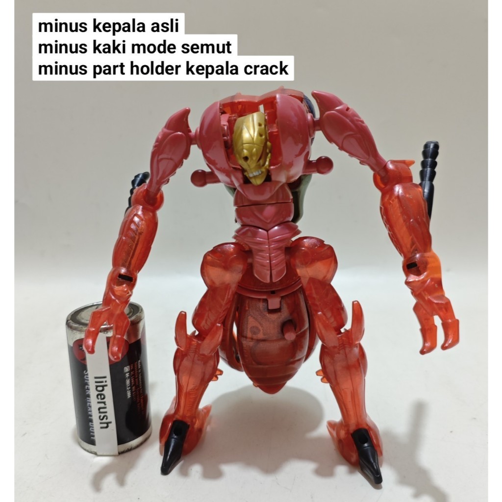 Jual Junk Vintage transformers beast wars inferno 1997 fire ant ...