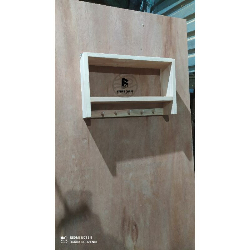 Jual RAK DINDING RAK TEMPEL RAK GANTUNGAN KUNCI BUKU BAJU RAK SERBAGUNA ...