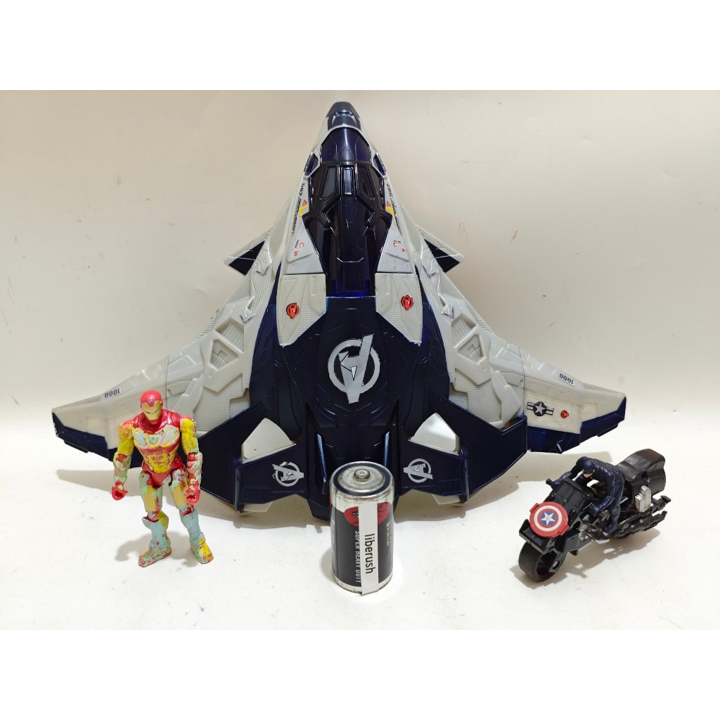 Jual marvel avengers age of ultron cycle blast quinjet include captain ...