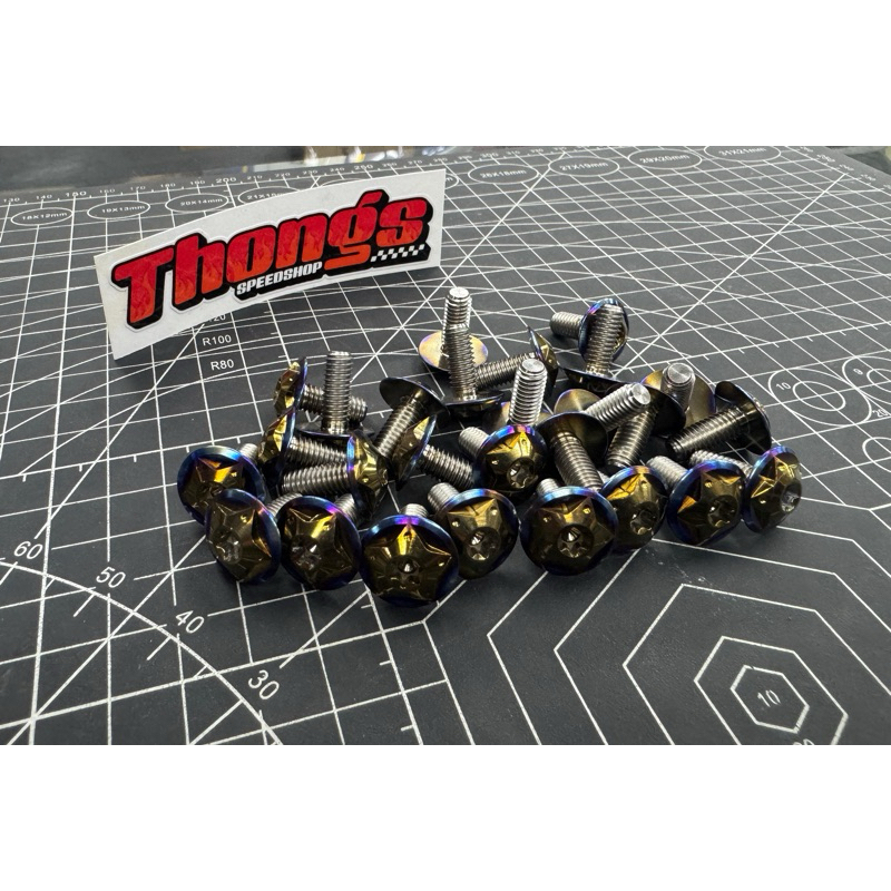 Jual Baut Big Head M6 Titanium It Salaya | Shopee Indonesia