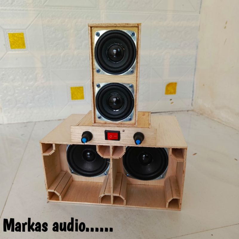 Jual paket hemat sound sistem miniatur 3inch planar brewok audio ...