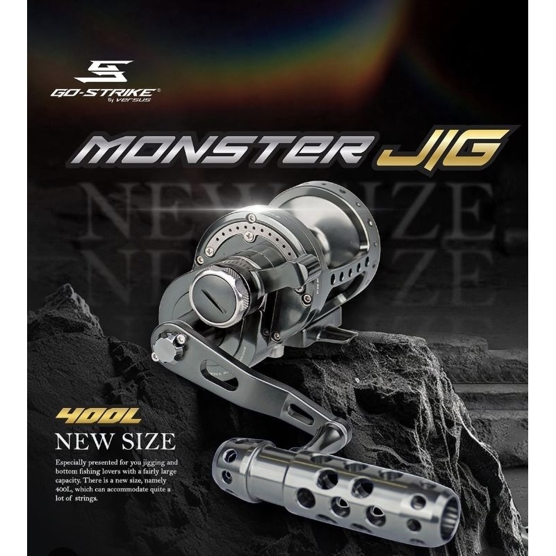 Jual Reel Overhead Go Strike Monster Jig / Reel Monster Jig Versus ...