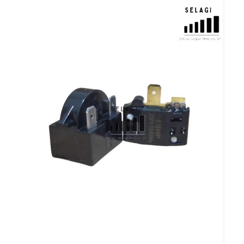Jual PTC RELAY OVERLOAD KULKAS ELECTROLUX PINTU 1 2 3 4 UKURAN 1/3PK 1 ...