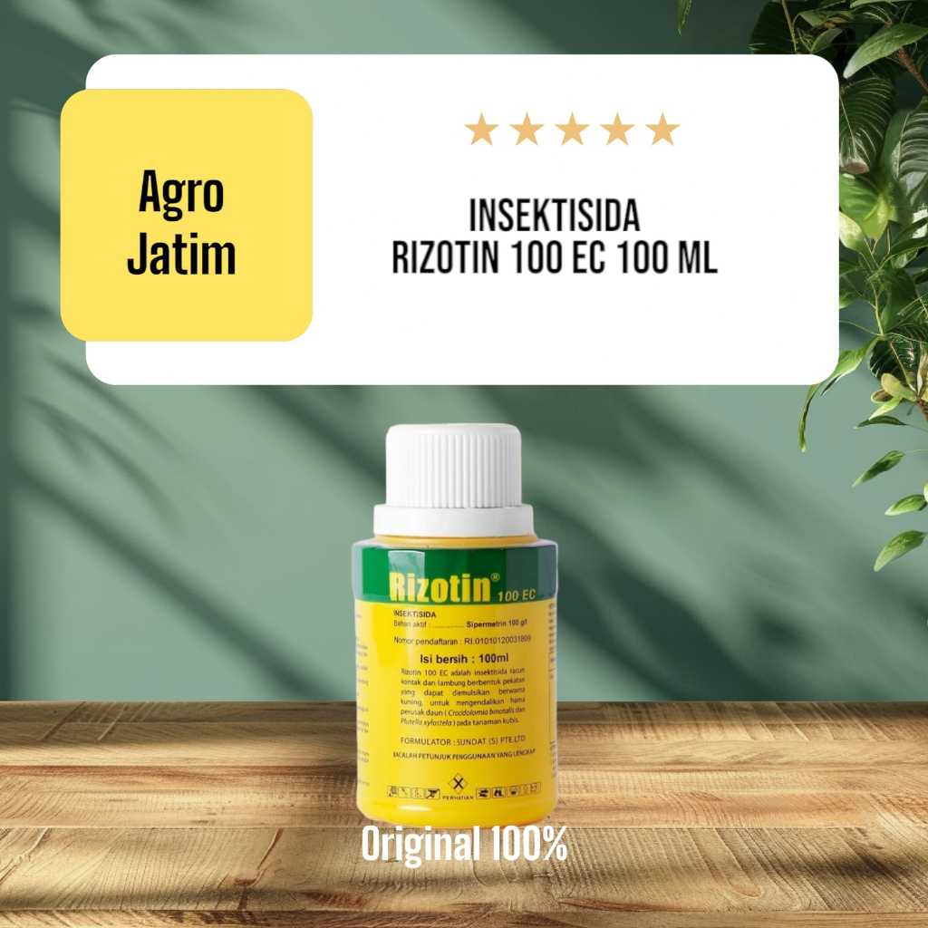 Jual Insektisida RIZOTIN 100 EC Kecil - 100 ML | Shopee Indonesia