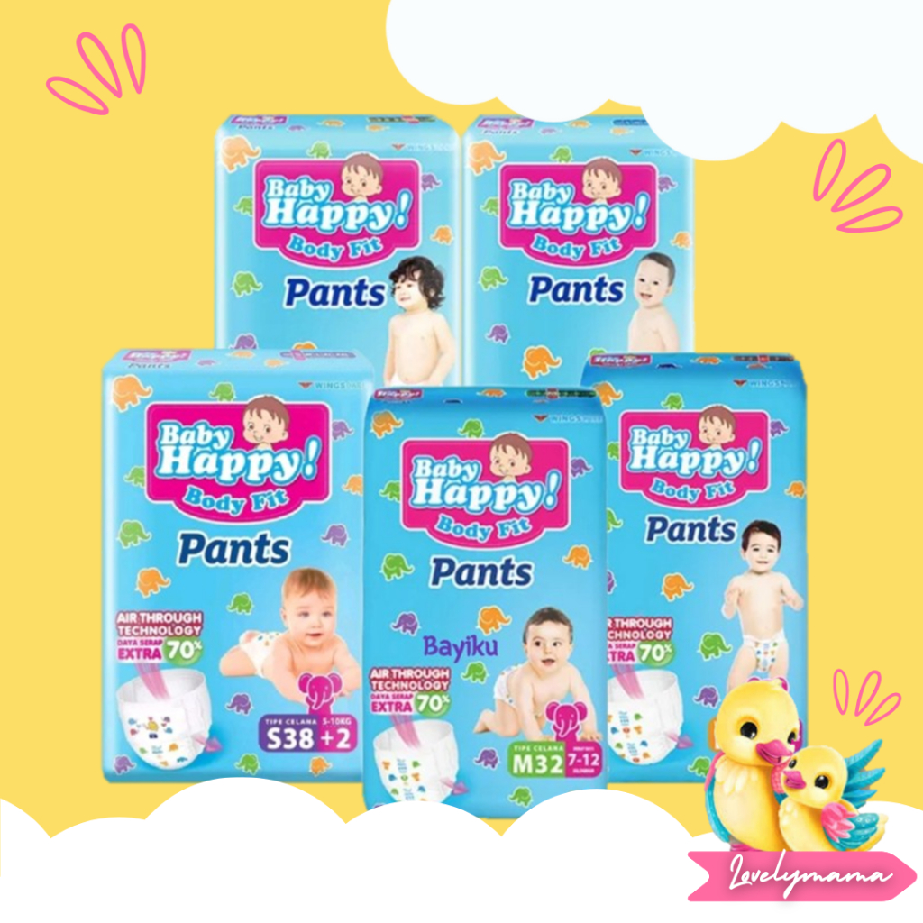 Jual Baby Happy pants M32 L28 XL26 XXL24 babyhappy M 32 L 28 XL 26 XXL ...