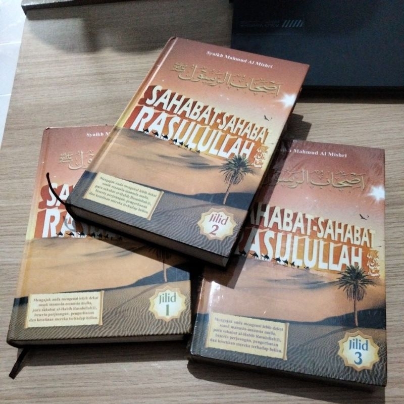 Jual Sahabat-Sahabat Rasullullah Jilid 1 2 3 || Syaikh Mahmud Al Mishri Buku Bekas Prelove ...