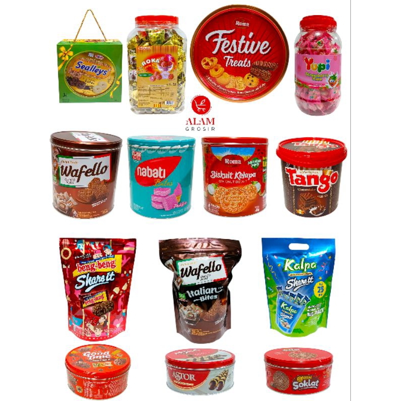 Jual Nabati Jar Coklat Keju White Good time Tango Coklat Biskuit Nissin ...