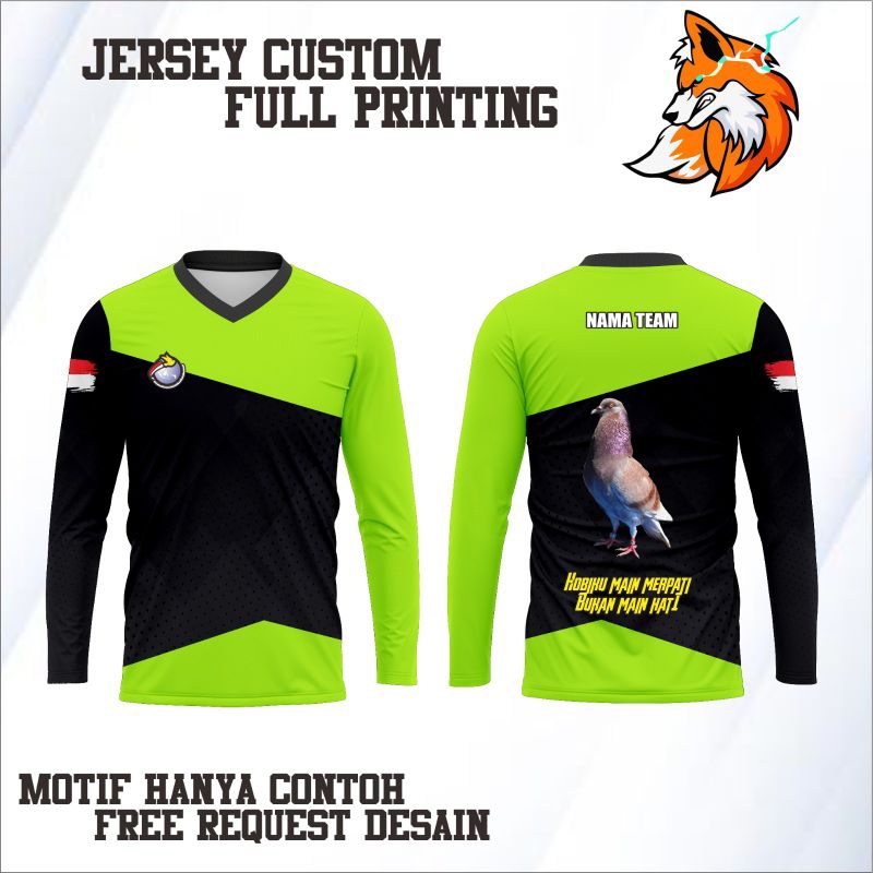 Jual JERSEY MERPATI CUSTOM FULL PRINTING | Shopee Indonesia