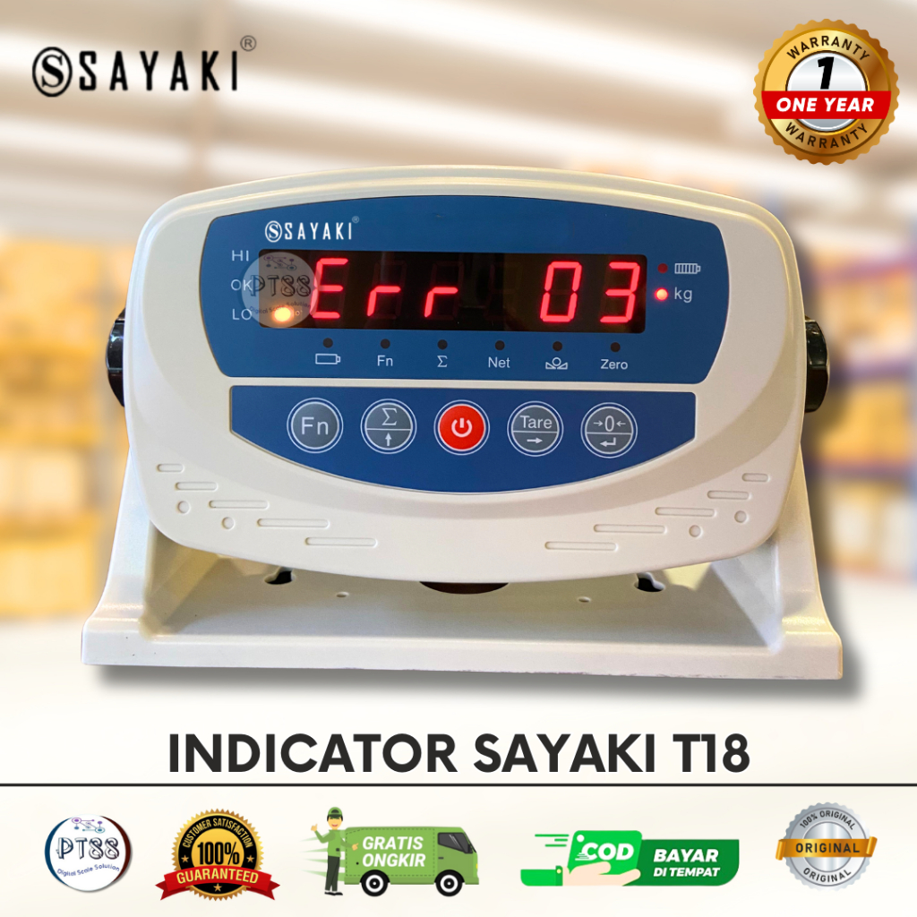 Jual Indicator Timbangan Digital Sayaki T18 / Monitor Dispaly Timbangan T18 | Shopee Indonesia