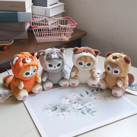 Jual Mofusand Doll Gantungan Bagcharm Plush Doll Mofusand Cat Meow Long ...