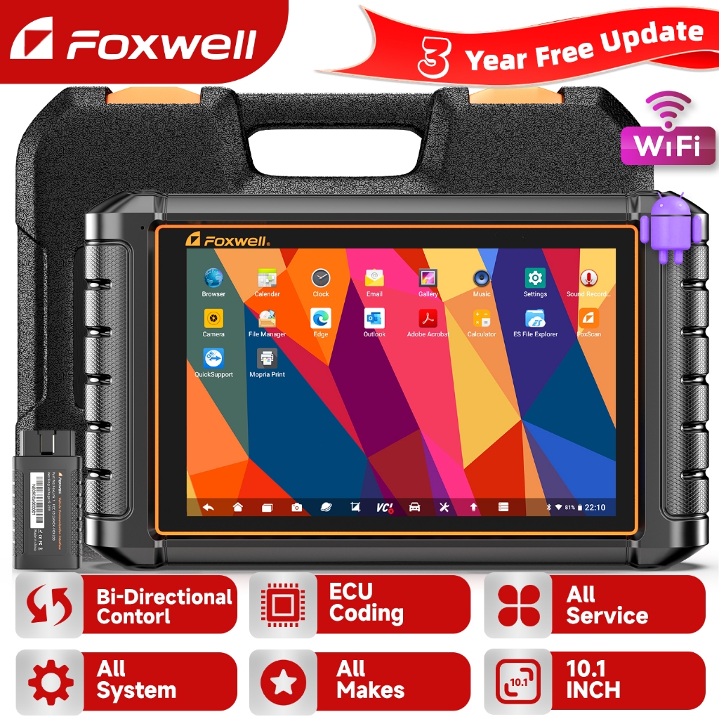 Jual FOXWELL NT1009 12V 24V OBD2 Scanner Full System 2025 Car Diagnostic Tool Ecu Coding Scanner ...