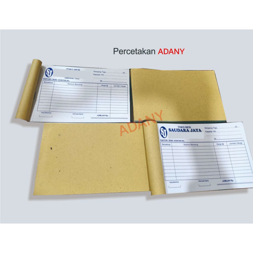 Jual CETAK CUSTOM NOTA/BON/FAKTUR NCR | Shopee Indonesia