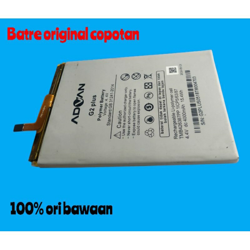 Jual Baterai ADVAN G2 Plus BATRE ORI Copotan | Shopee Indonesia