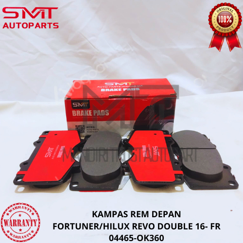 Jual BRAKE PAD KAMPAS REM DEPAN FORTUNER/HILUX REVO DOUBLE 16-UP FR ...
