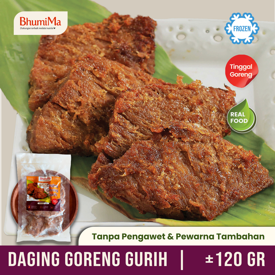 Jual BHUMIMA DAGING GURIH FROZEN SIAP GORENG LAUK MATANG EMPUK HALAL ...