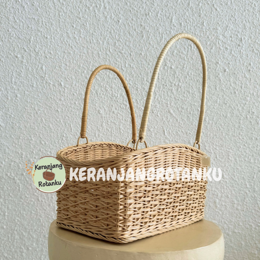 Jual Keranjang Rotan Persegi Panjang Tas 36x22x20 | Shopee Indonesia