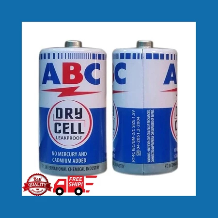 Jual Baterai ABC Type D Besar (isi 2) | Shopee Indonesia