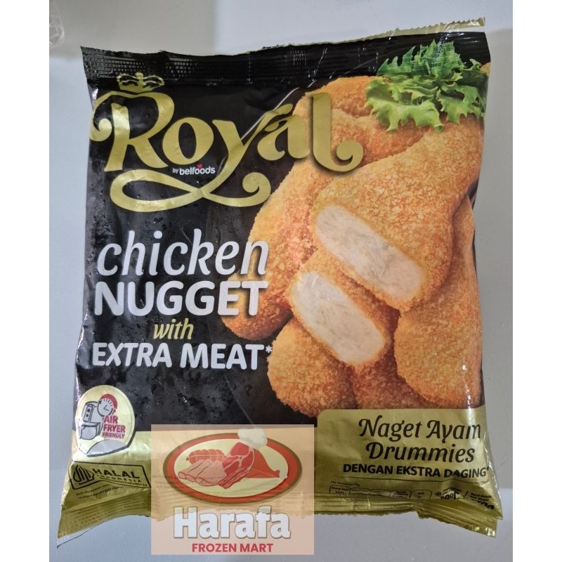Jual ROYAL BELFOODS CHECK NUGGET WITH EXTRA MEAT DRUMMIES 470G | Shopee ...