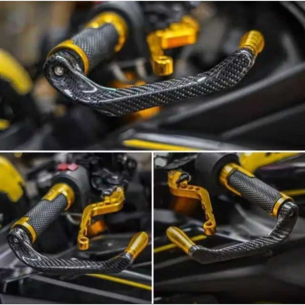 Jual PROGUARD HANDGUARD MOTOR AGV RACING CNC BLACK CARBON UNTUK JENIS ...