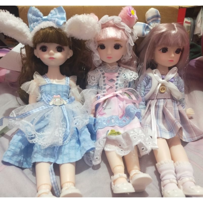 Jual Boneka barbie cantik sanrio BJD 30 cm China preloved | Shopee ...