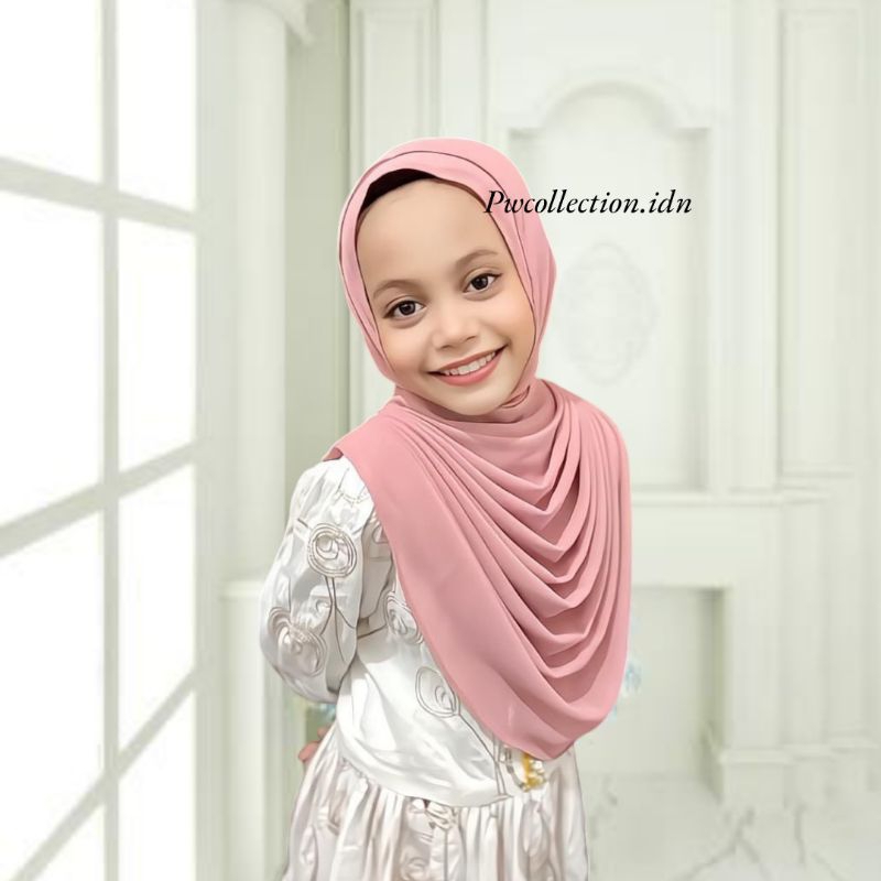 Jual DRAPERY INSTAN ANAK SET HIJAB (NO JARUM PENTUL) | Shopee Indonesia