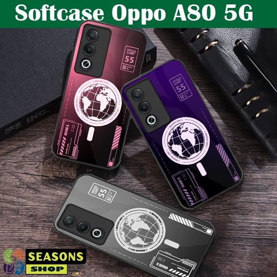 Jual Case Hp OPPO A80 - Softcase Kaca Glossy OPPO A80 Terbaru 2025 Full Cover Pelindung Camera ...