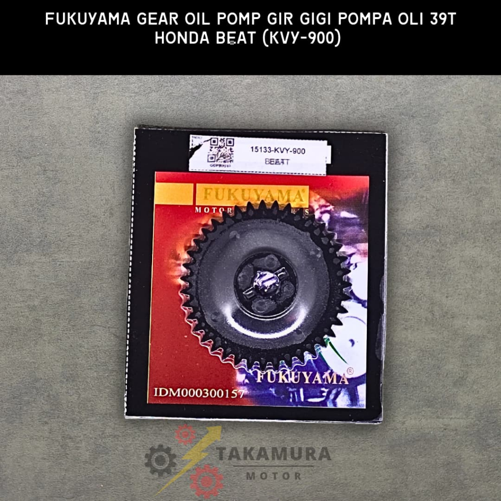 Jual Fukuyama Gear Oil Pomp Gir Gigi Pompa Oli 39T Honda Beat (KVY-900) | Shopee Indonesia