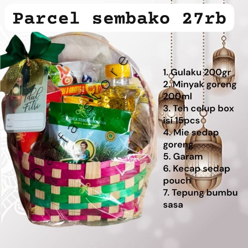 Jual Parcel snack lebaran/parcel sembako lebaran/parcel sederhana ...