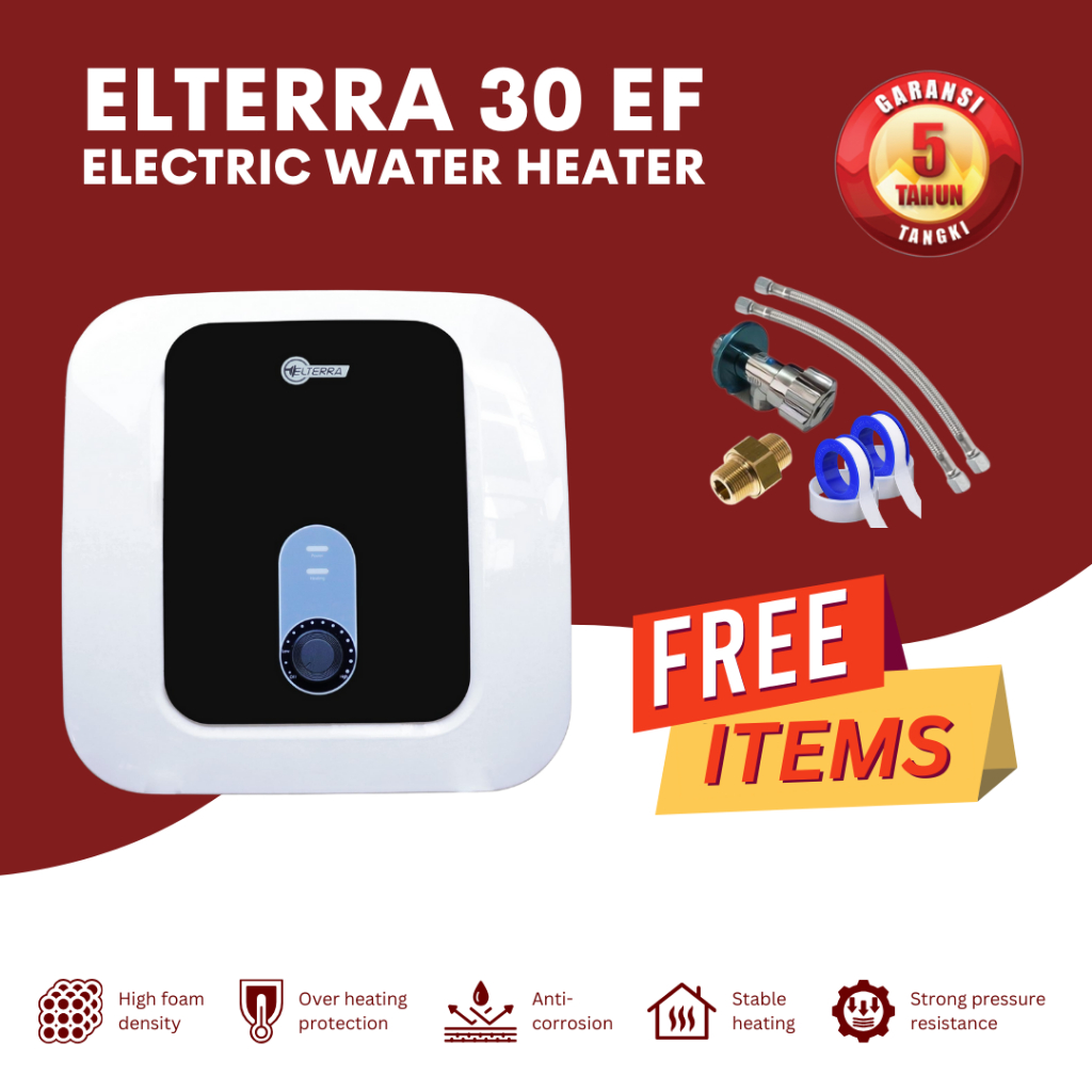 Jual alat pemanas air listrik Handal water heater low watt elterra ...