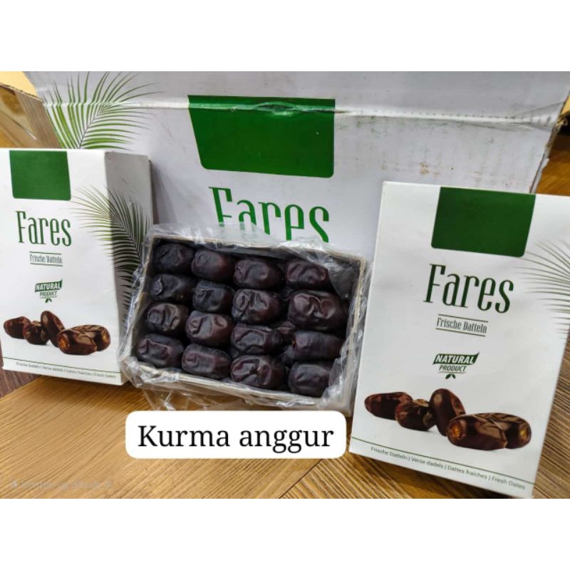 Jual Kurma Bam/Kurma Anggur FARES | Shopee Indonesia