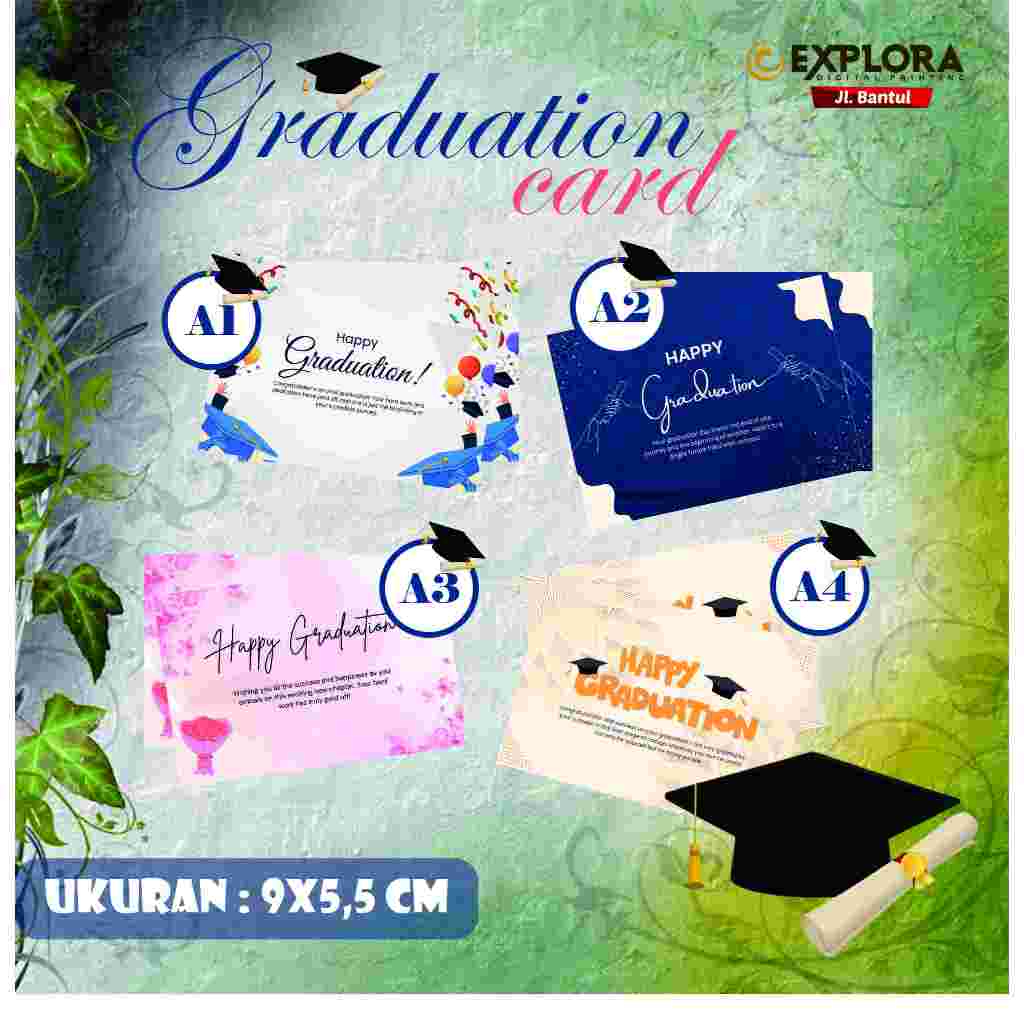 Jual KARTU UCAPAN GRADUATION/WISUDA (HARGA TERMURAH) | Shopee Indonesia